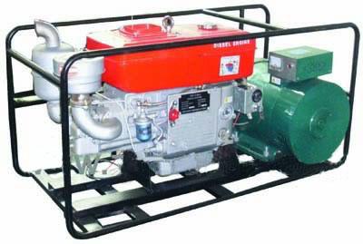 Horizontal ZS1115D 20HP Hand Crank Water Cooled diesel engines