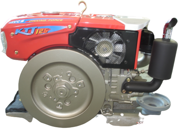 Horizontal KTT 125 11HP Generator Set Diesel Engine