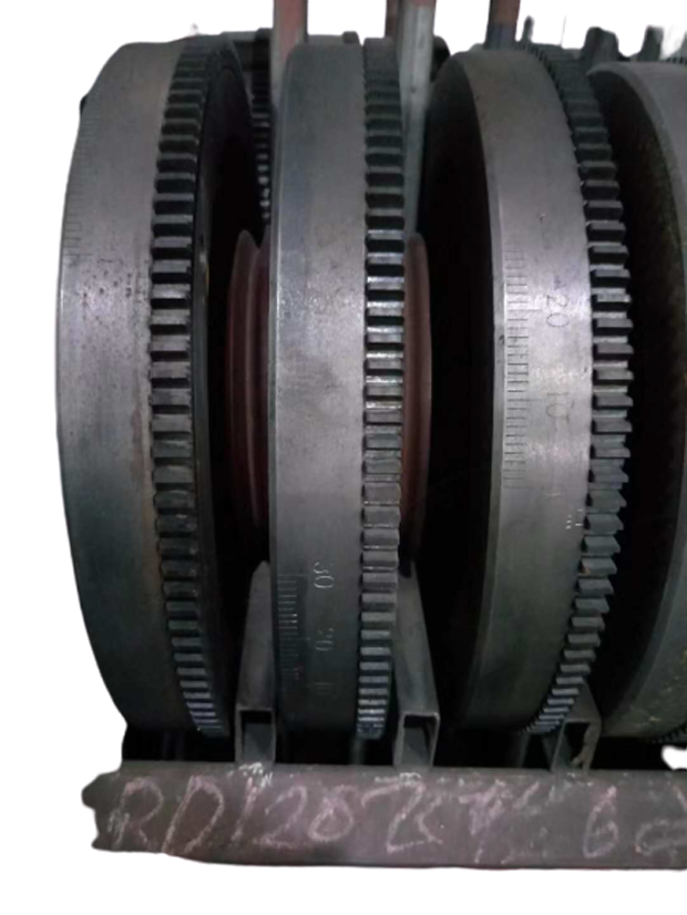 powder coated polished Cast Iron Flywheel for Heavy Machine