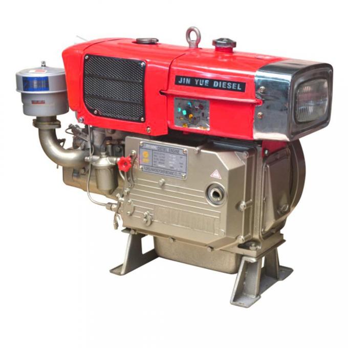 Single Cylinder 158KG 2200RPM 14.3HP Machine Diesel Engine
